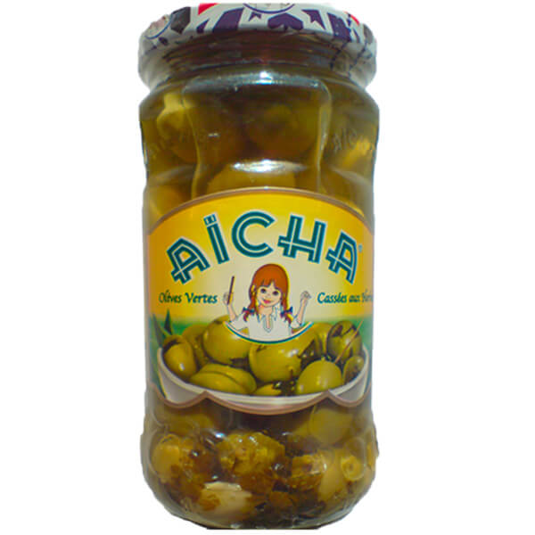 Aïcha Kosher Green Olives with Herbs 37cl – Gourmet-Kosher.com