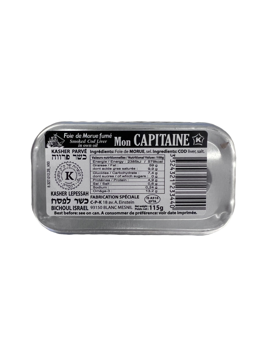 Kosher Smoked Cod Liver in Own Oil