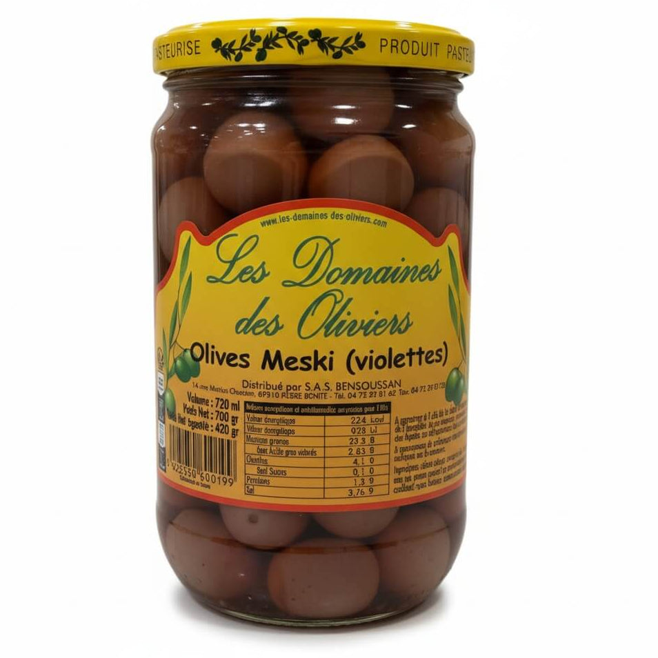 Kosher Meski Olives Unpitted 720ml | Gourmet-Kosher